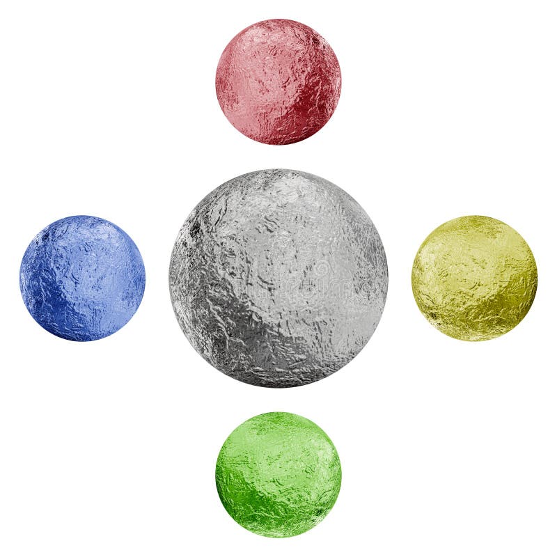 Metallic orbs stock image. Image of circle, balls, orbs - 17660563