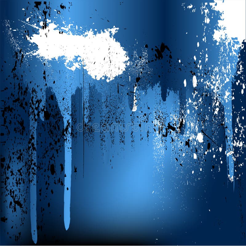 Metallic Paint Ink Multi Coloured Abstract Background Illustration ...