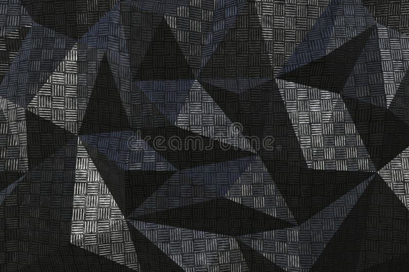 Metallic Pattern Abstract Geometric Background Stock Illustration ...