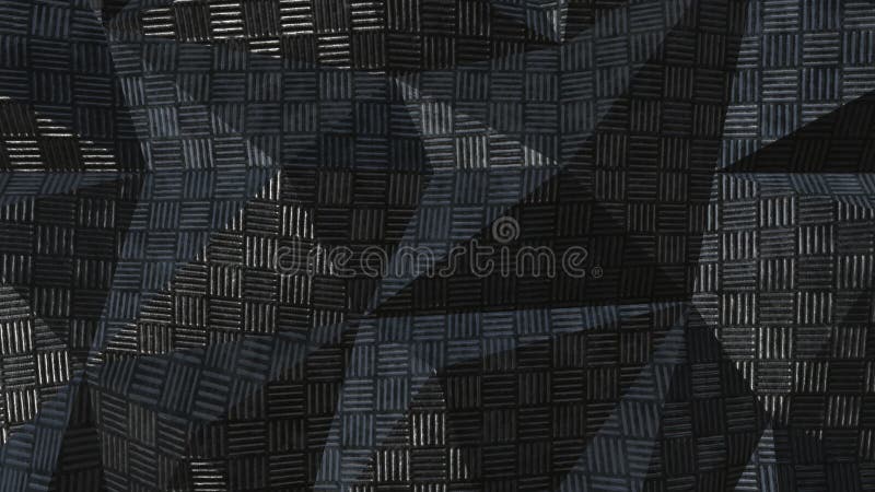 Metallic Pattern with Lines is Mirrored. Animation Stock Footage ...