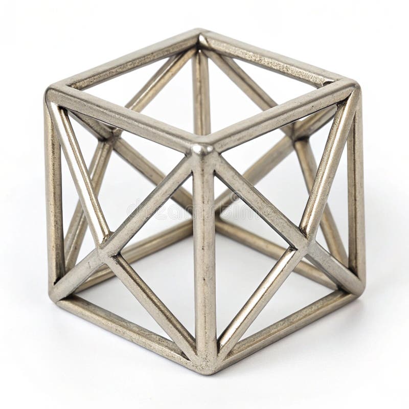 Metallic Pipe Geometric Shape Isolated on Transparent Background Stock ...