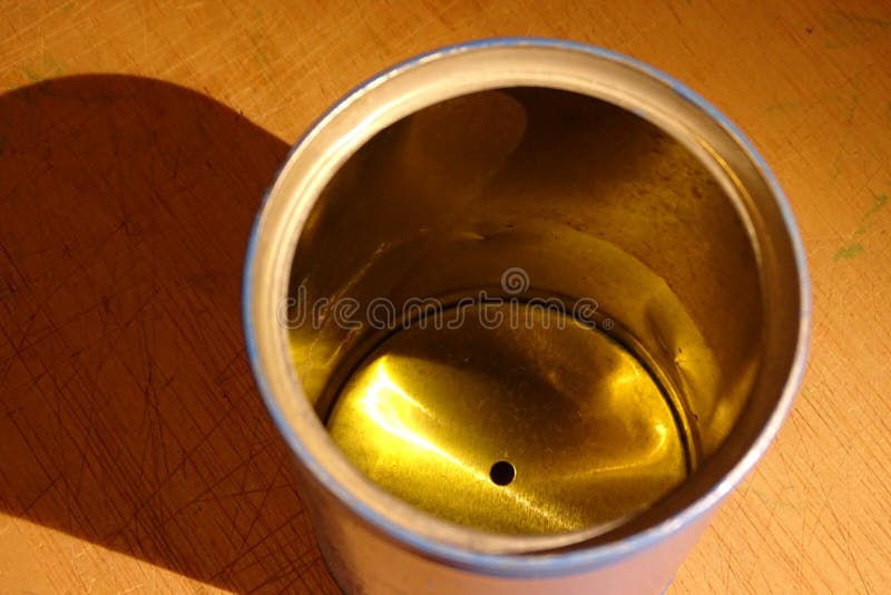 Metallic Pot in Detail with Shadow Stock Image - Image of texture, vase ...