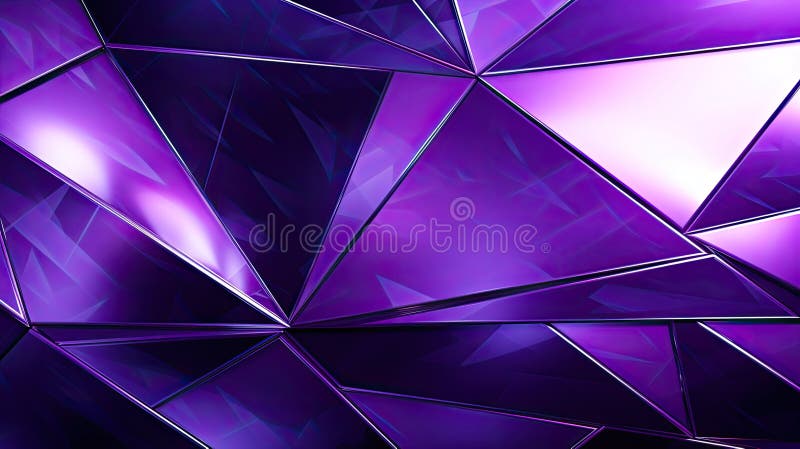Metallic Purple Geometric Background Stock Illustration - Illustration ...