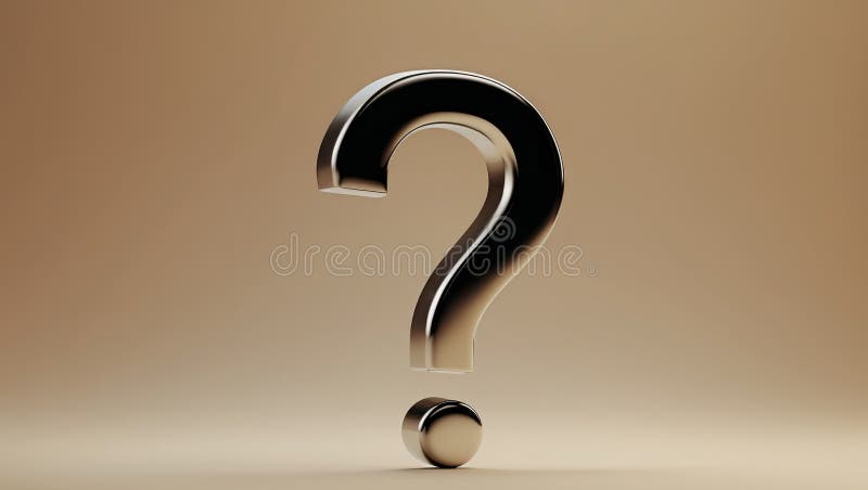 Metallic Question Mark Beige Background Stock Photos - Free & Royalty ...