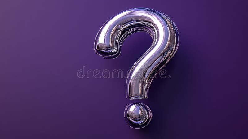 Metallic Question Mark Purple Background Stock Photos - Free & Royalty ...