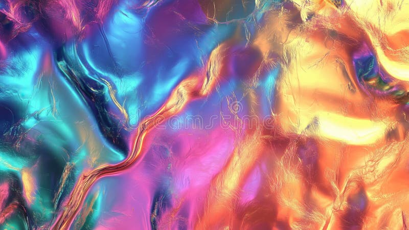 Metallic rainbow stock photo. Image of motion, holographic - 333945366