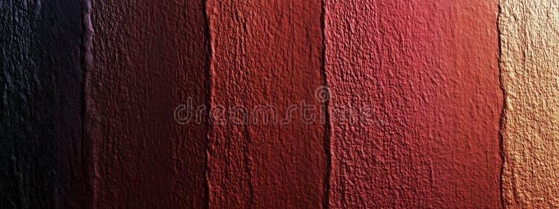 Metallic Red and Copper Stripes Abstract Textured Wall Art Stock ...