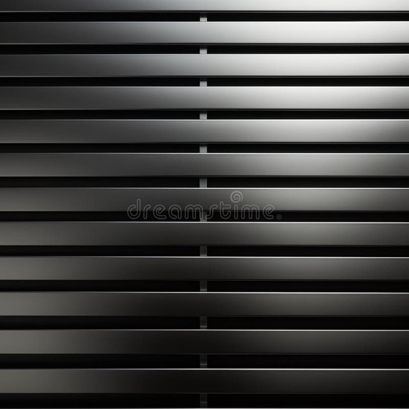 Metallic Rhythm: Alternating Light on Parallel Bars Stock Illustration ...