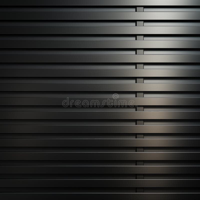 Metallic Rhythm: Alternating Light on Parallel Bars Stock Illustration ...
