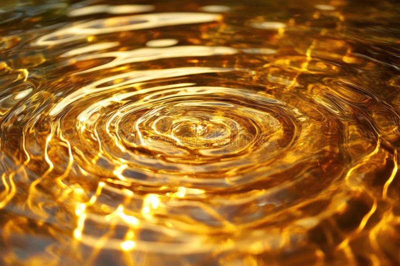 Metallic Ripple Texture with Golden Ripples for Background and Design ...