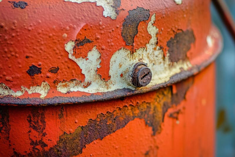 Metallic Rust Texture, Deep Orange and Brown Tones with Rough Patches ...