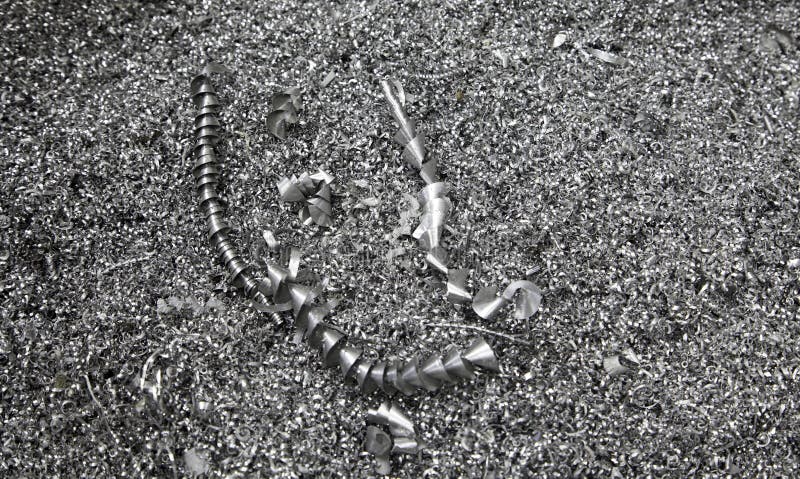 Metallic saw dust stock image. Image of curve, industrial - 33002739