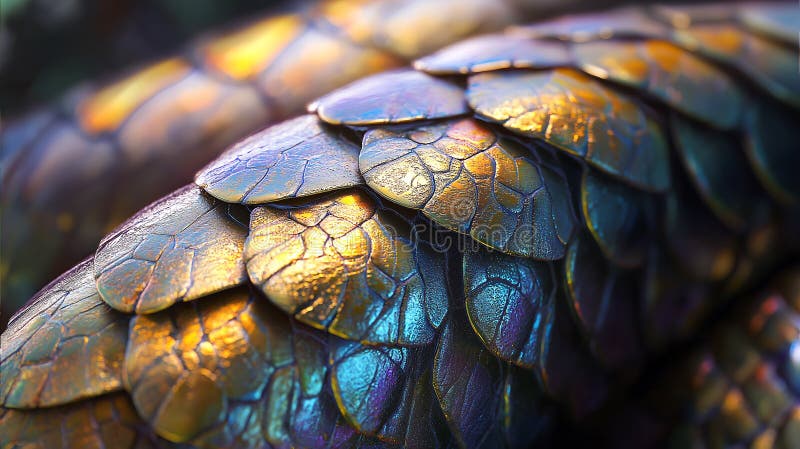 Vibrant Scales Glimmering in Sunlight Showcase Intricate Patterns and ...