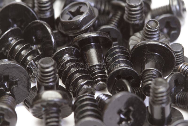 Metallic screws stock image. Image of steel, fastener - 31588553