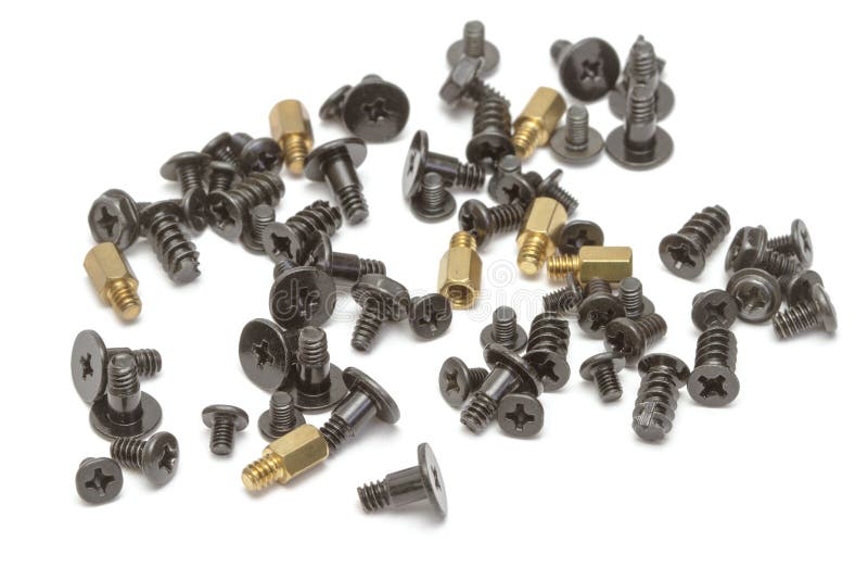 Metallic screws stock image. Image of steel, engineering - 31588561