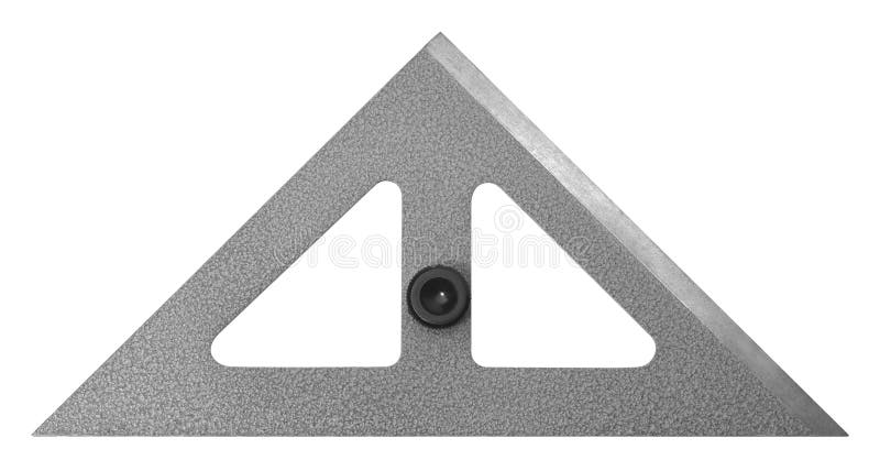 Metal Set Square Triangle Isolated White Stock Photos - Free & Royalty ...