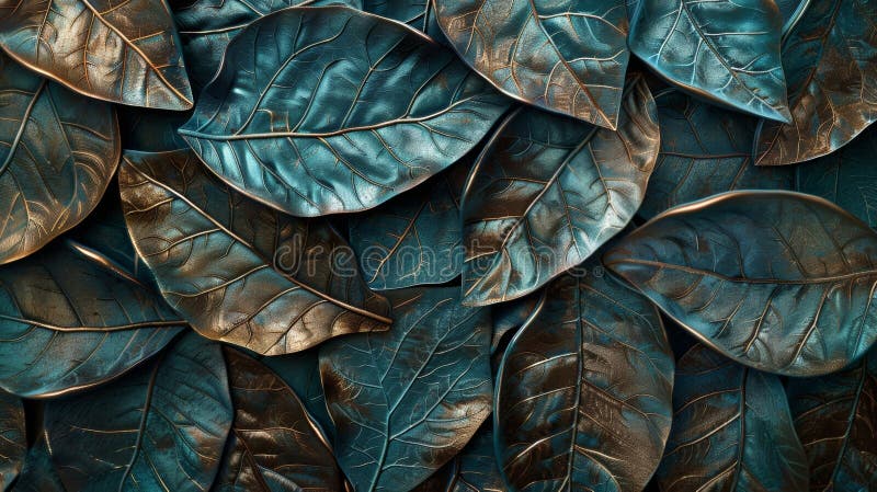 A Metallic Sheen Covers the Surface of these Bionic Leaf Textures ...