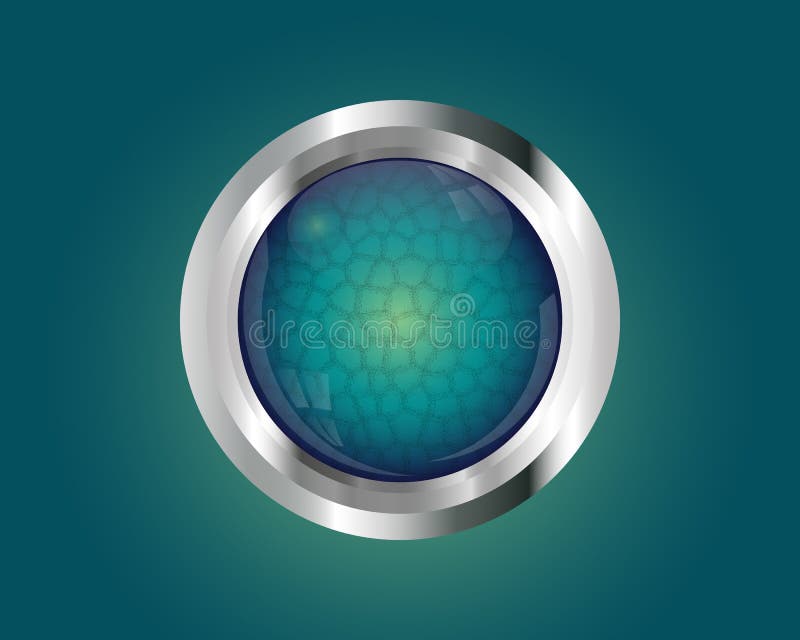 Metallic shiny button stock vector. Illustration of click - 111040734 Metallic shiny button stock vector. Illustration of click - 111040734