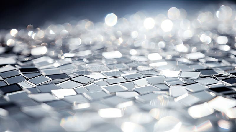 Metallic Shiny Silver Background Stock Illustration - Illustration of ...