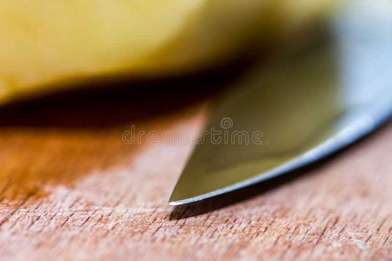 Metallic side of knife stock photo. Image of kitchen - 117394148