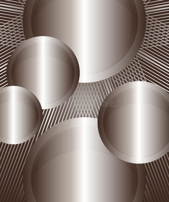 Metallic Signs of Different Sizes Stock Vector - Illustration of emblem ...