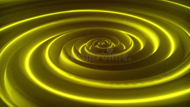 Metallic Silk Water Spiral. Concentric Optical Illusion. Abstract Point ...