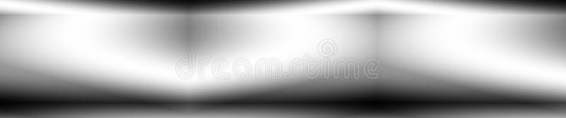 Metallic Silver Abstract Widescreen Header Banner Stock Illustration ...