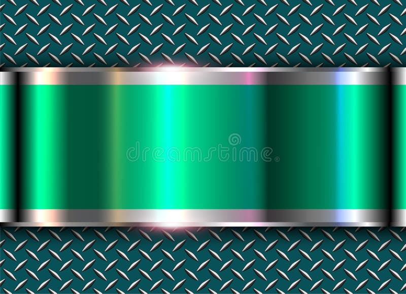 Metallic Silver Blue Background with Opalescent Pearl Colors, Chrome ...
