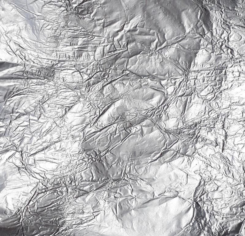 Metallic Silver Foil. Foil Texture. Foil Shiny Metal Background. Stock ...