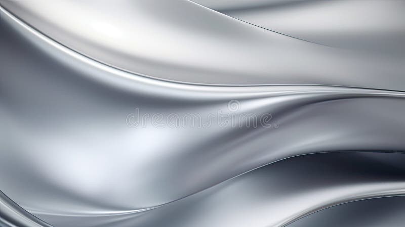 Metallic Silver Gradient Background Stock Illustration - Illustration ...