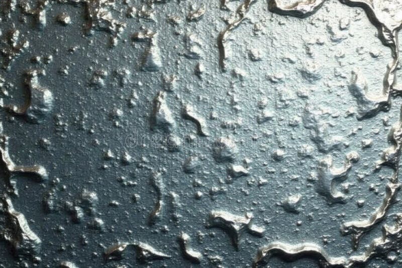 Metallic Silver Leaf Texture on a Modern Industrial Background with ...