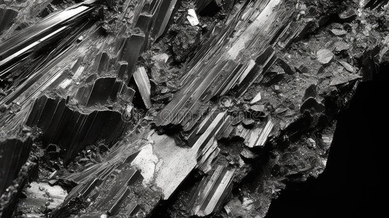 Metallic silver mineral stock photo. Image of ware, luster - 313769140