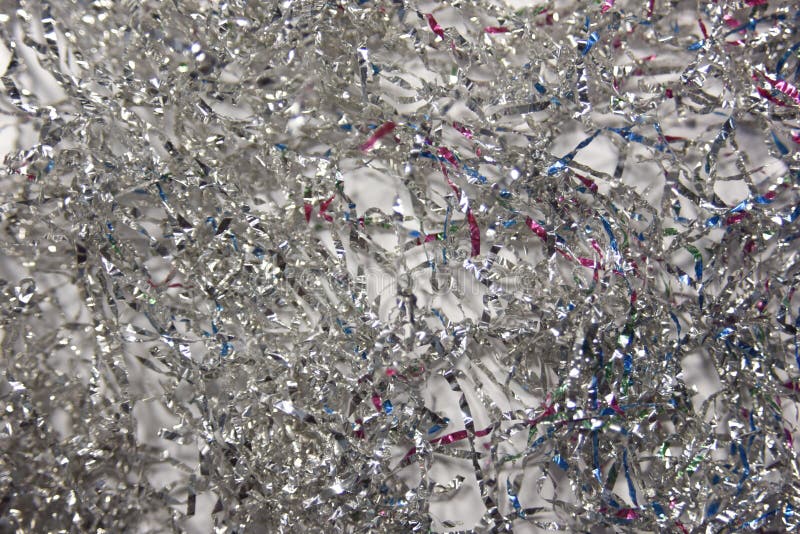 Metallic Silver Stripes for Decorations Stock Image - Image of presents ...