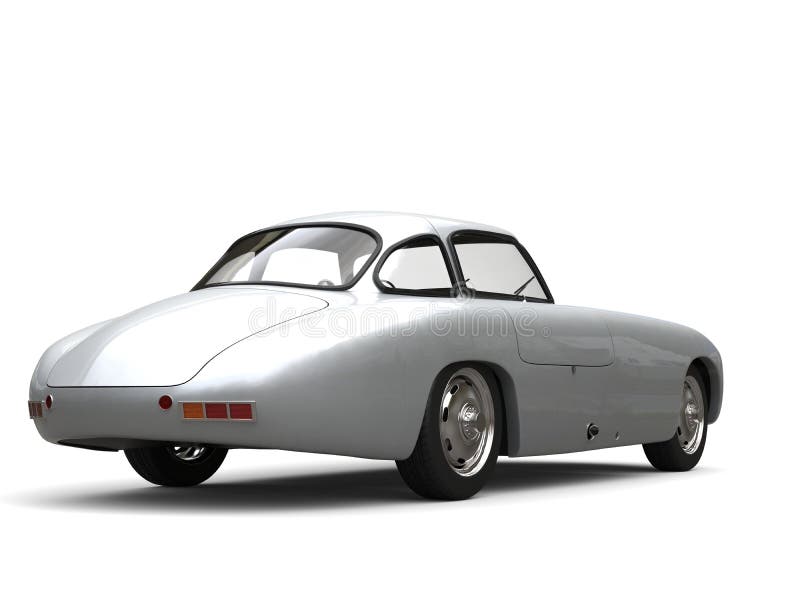 Red Vintage Sports Car Back View Stock Illustrations – 175 Red Vintage ...