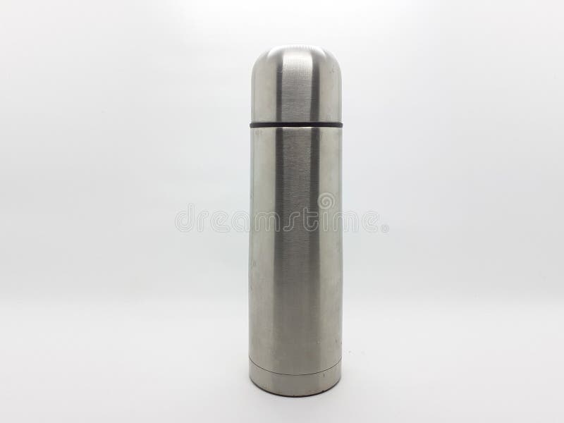 Metallic Silver Water Container Cold and Hot Thermos for Drinking ...