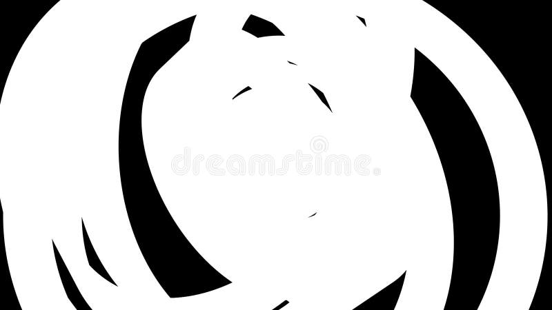 Metallic Solid Rings Rotating Around the Core As Background Looping 3D ...