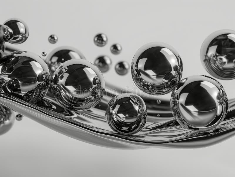 Polished Metallic Spheres Various Sizes Stock Photos - Free & Royalty ...
