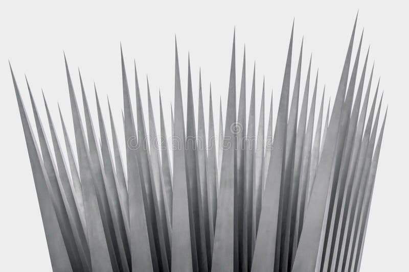 Metallic Spikes Close-up Macro Stock Image - Image of metallic, texture ...