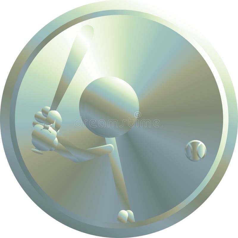 Metallic Sport Character Cartoon Sphere3 Stock Vector - Illustration of ...