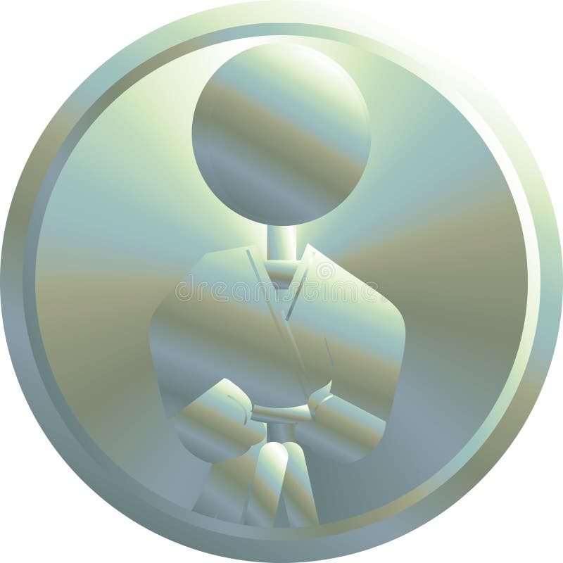 Metallic Sport Character Cartoon Sphere Stock Vector - Illustration of ...