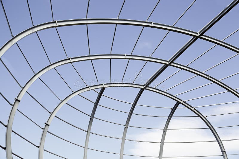 Metallic structure stock photo. Image of rail, construction - 25612616