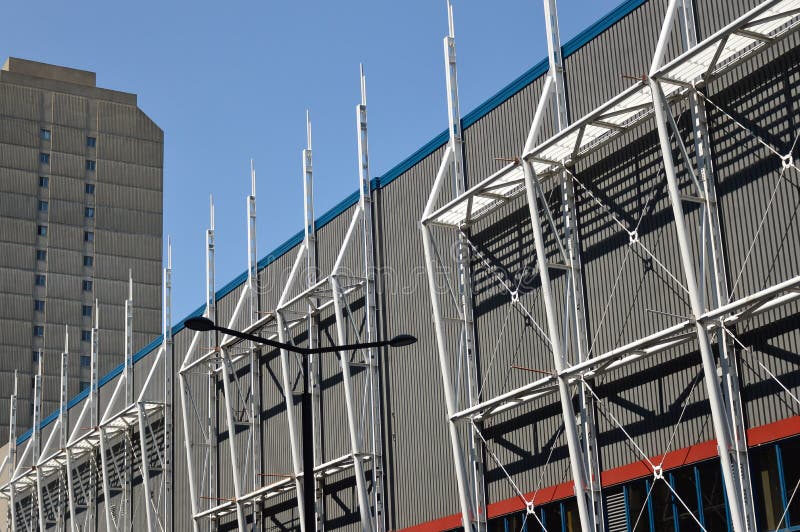 Metallic Structure of an Industry Stock Photo - Image of modern, steel ...