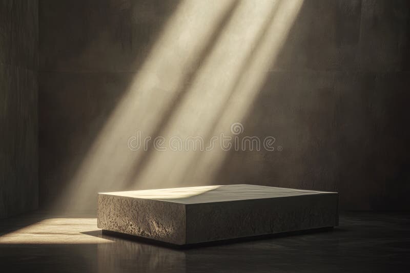 A Metallic Structure, Smooth and Sleek, Radiating Light Rays Stock ...