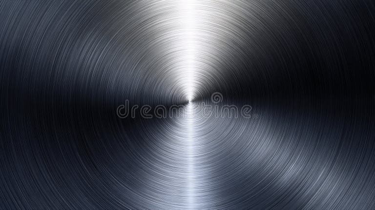 Metallic Surface with Concentric Circles Textured. Neural Network AI ...