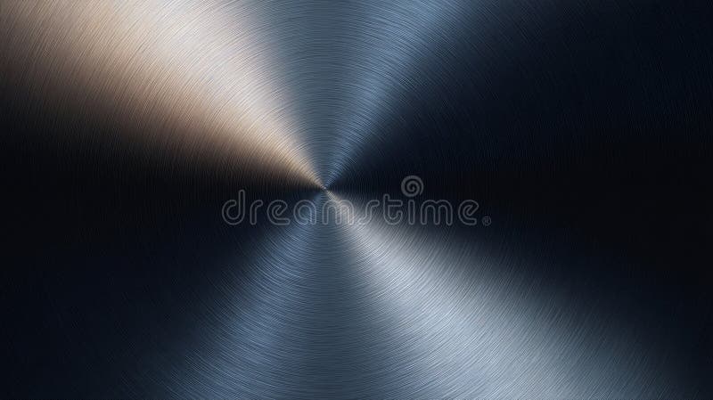 Metallic Surface with Concentric Circles Textured. Neural Network AI ...