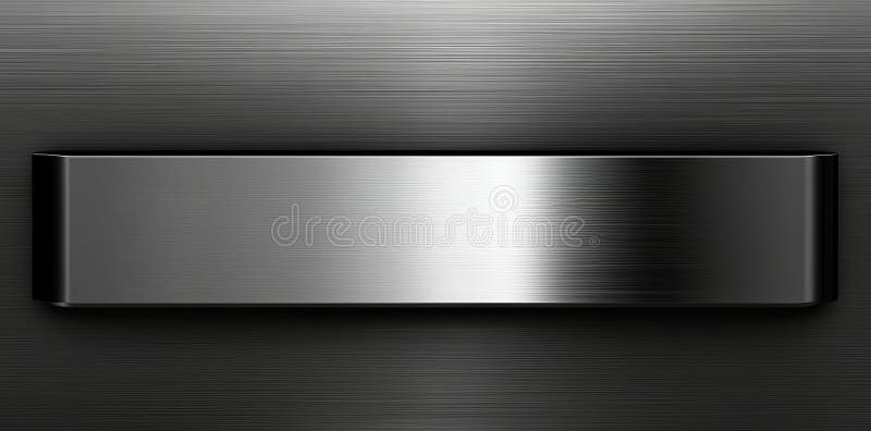 Metallic Surface Featuring Reflections Gradient Silver Gray Tones Stock ...