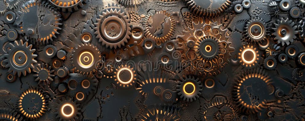 A Metallic Surface Featuring a Repeating Pattern of Interconnected ...