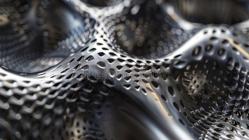 A Metallic Surface with a Gritty Texture and Metallic Sheen Giving the ...