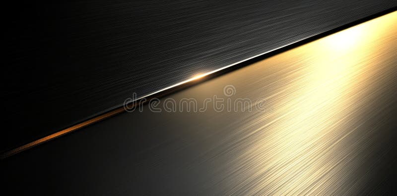 A Metallic Surface Reflecting Gold and Silver Tones Under Gentle ...