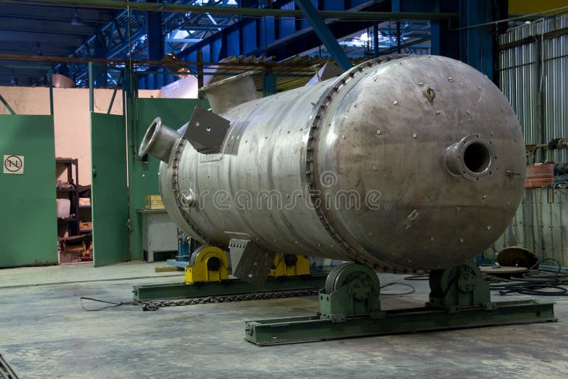 Metallic tank just made stock photo. Image of agent, production - 6991068